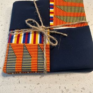 Kitchen | Coasters With African Print Fabric Set Of 2 | Poshmark